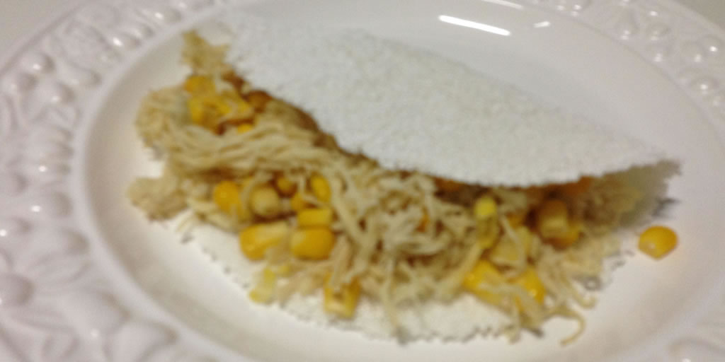 Tapioca de Frango Com Milho | BHUM